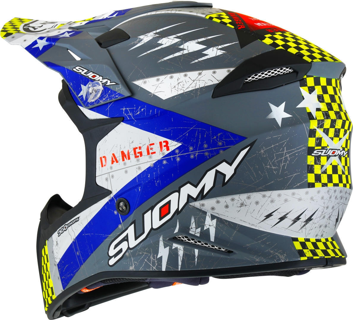 www.mx-service-brodbeck.de - Suomy X-WING Off-Road-Helm JETFIGHTER matt ...